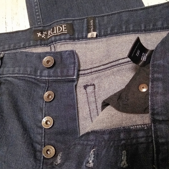 RUDE | Jeans | Rude Button Fly Slim Straight Jeans 32 | Poshmark